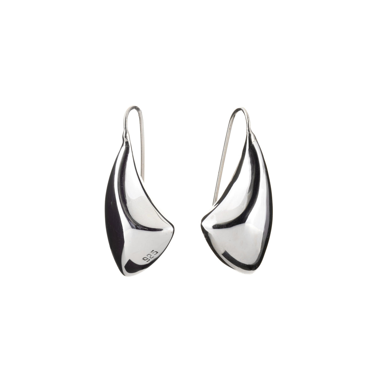 Silver Drop Earrings - Ak472. – Ironclay